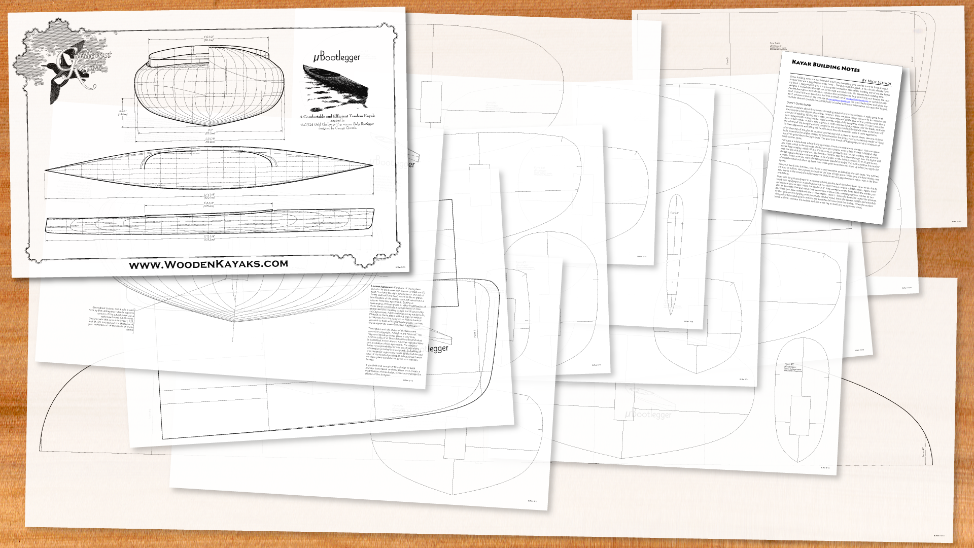microBootlegger - A modern take on a double paddle canoe | Guillemot Kayaks