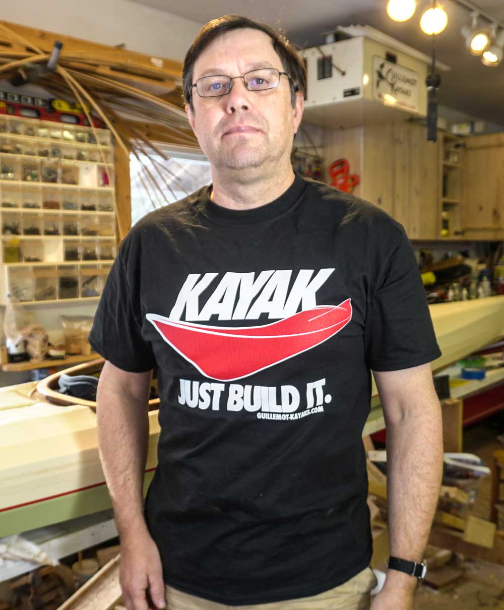 Just Build It T-shirt - | Guillemot Kayaks