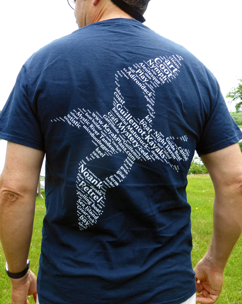 Guillemot Kayaks Word Cloud T-Shirt - | Guillemot Kayaks