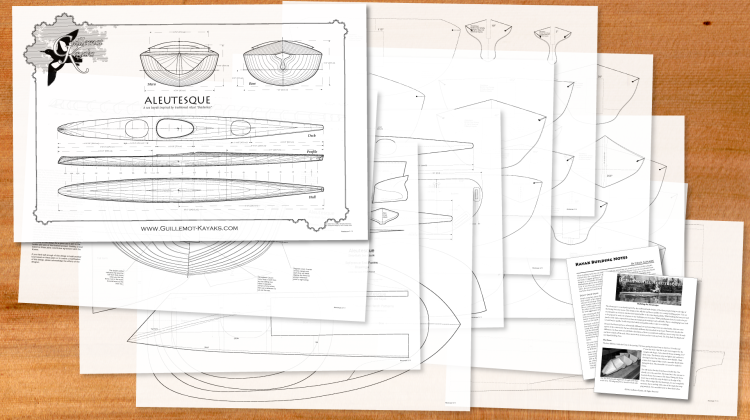 Aleutesque - A sleek and fast kayak loosely based on Aleut Baidarkas ...